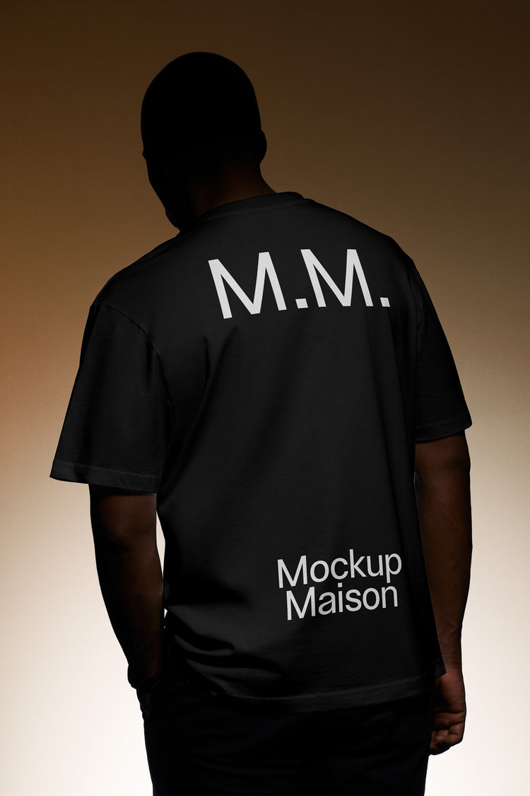 T-Shirt Mockup AP-FDA-03 – Layered PSD – Mockup.Maison