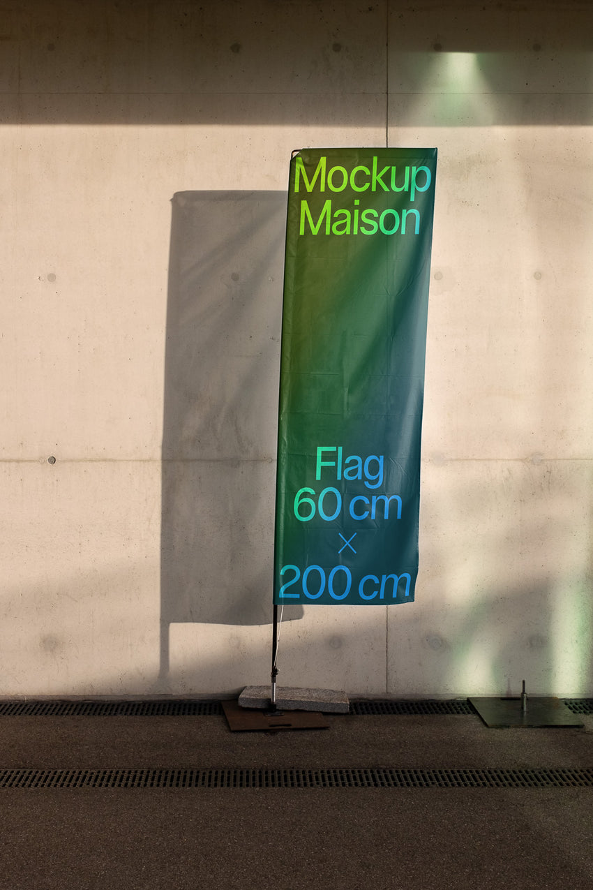 Banner Mockup BN-B-01 – Layered PSD – Mockup.Maison