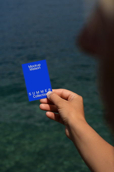 Business Card Mockup BC-SUM1-01 – Layered PSD – Mockup.Maison