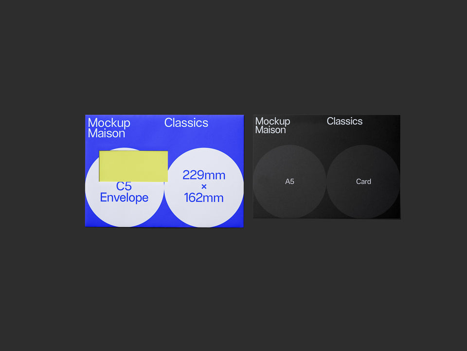 Envelope Mockup EV-CL3-03 – Layered PSD – Mockup.Maison
