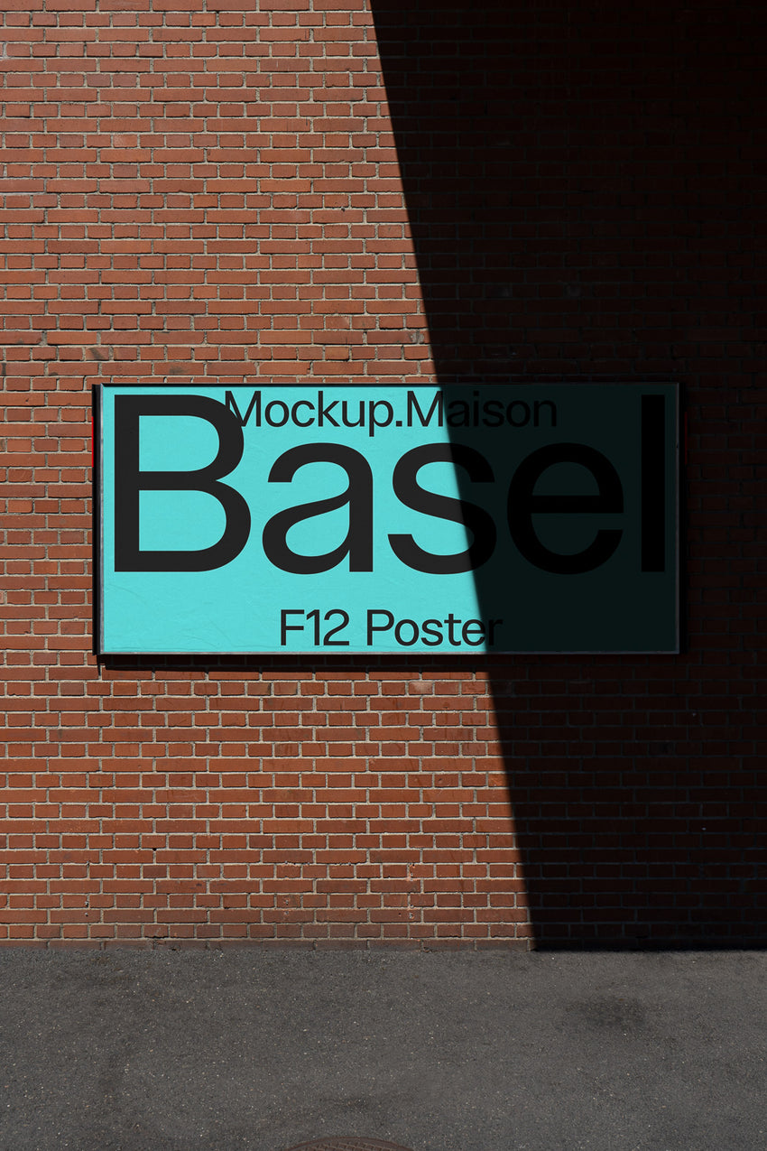 Urban Poster Mockup UP-BSL-21 – Layered PSD – Mockup.Maison