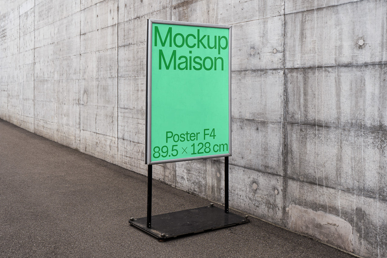 Urban Poster Mockup UP-C-04 – Layered PSD – Mockup.Maison