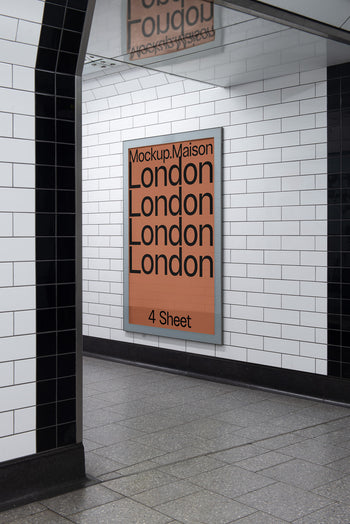 Urban Poster Mockup UP-LDN-02 – Layered PSD – Mockup.Maison