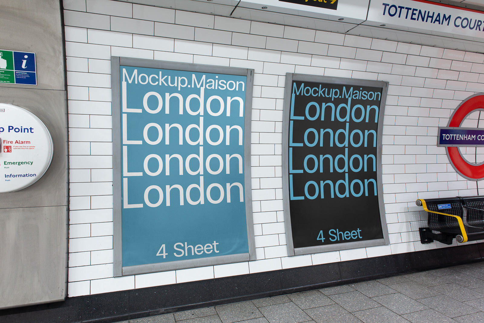 Urban Poster Mockup UP-LDN-06 – Layered PSD – Mockup.Maison