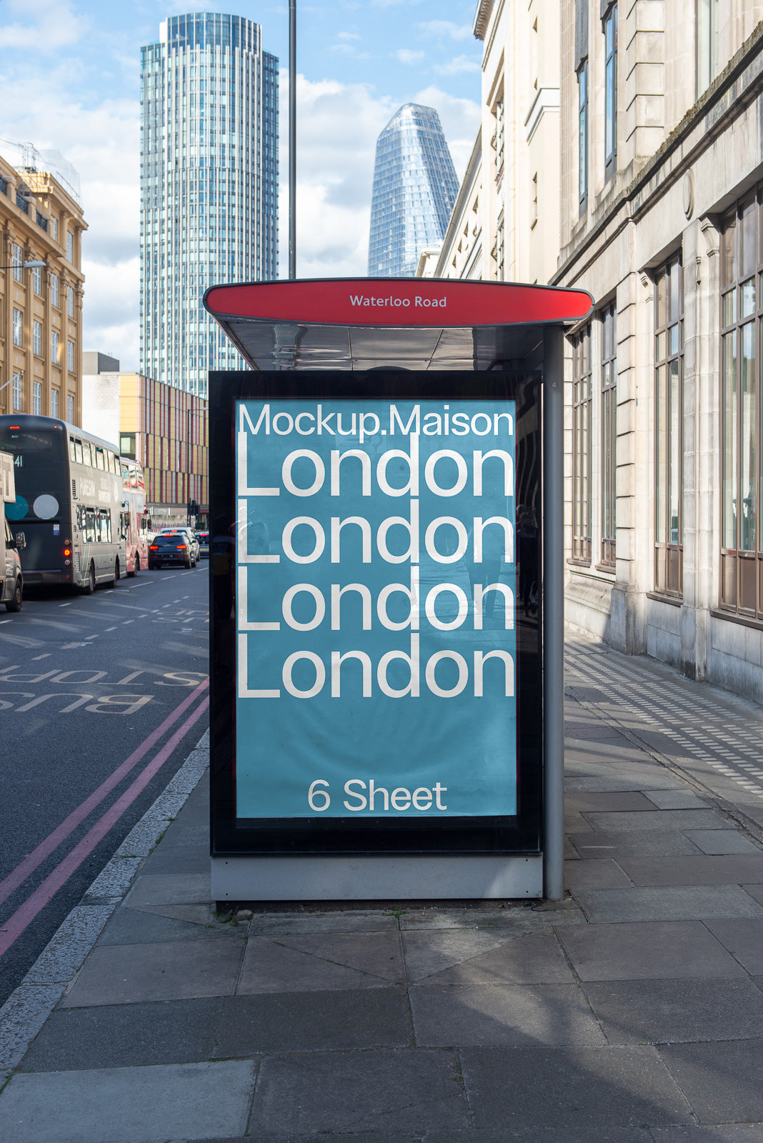 Urban Poster Mockup UP-LDN-08 – Layered PSD – Mockup.Maison
