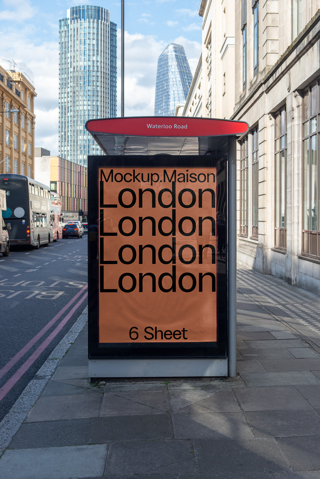 Urban Poster Mockup UP-LDN-08 – Layered PSD – Mockup.Maison