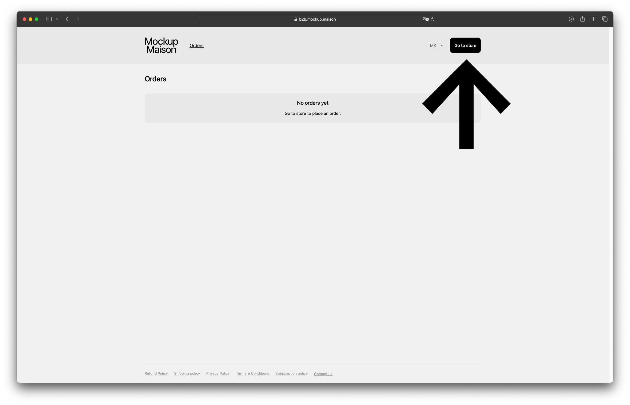Purchasing via Purchase Order (PO) – Mockup.Maison