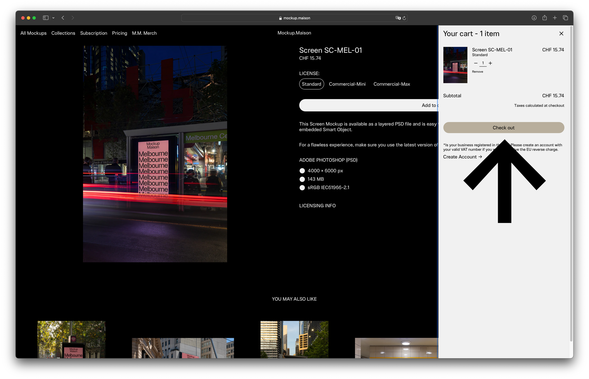 Purchasing via Purchase Order (PO) – Mockup.Maison